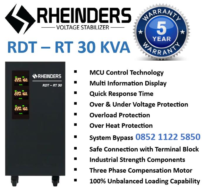 Jual Stabilizer Listrik 30 KVA RHEINDERS / Stavolt 30000 VA 3 PHASE - Jakarta Barat - Stabilizer ...