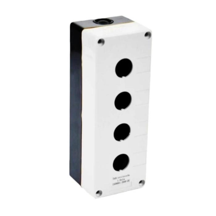 Jual control box panel 4 Lubang / Cover Push Button - Putih - Jakarta ...