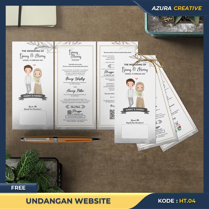 Jual CETAK UNDANGAN PERNIKAHAN HANGTAG HANG TAG TALI RAMI AESTHETIC ...