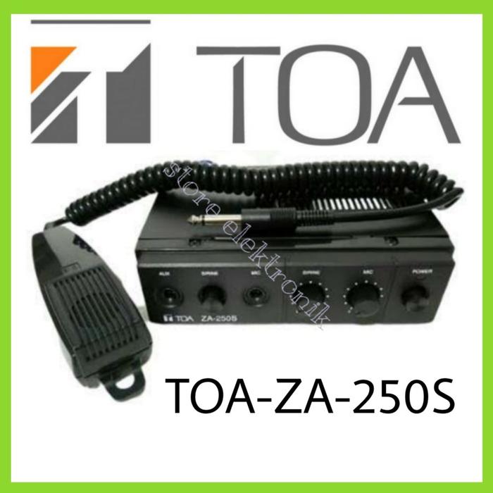 Jual Amplifier Ampli TOA ZA 250 S / ZA-250S Ampli Mobil TOA Original ...