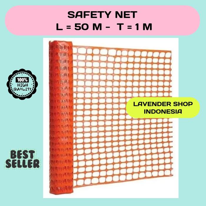 Jual Safety Net Orange / Safety Net Jaring Pengaman Proyek /Safety Net ...