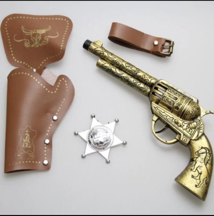 Jual Mainan Pistol Set Koboi | Cowboy Gun Set | Weapon Props Costume Di ...