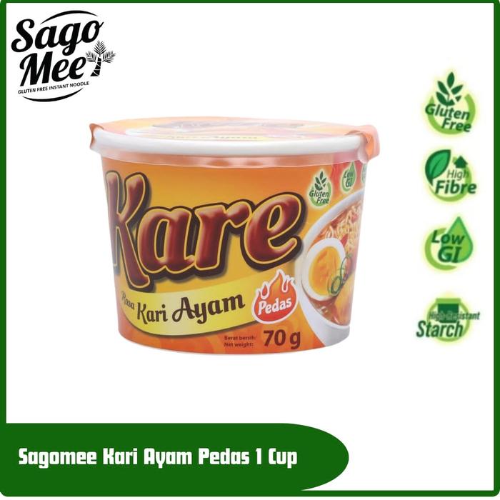 Jual MIE INSTAN SAGO MEE KARI AYAM GLUTEN FREE NOODLE SEHAT - Jakarta ...