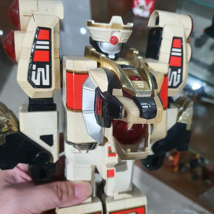 Jual robot power ranger white tiger power ranger kondisi loose non ...