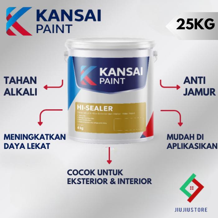 Jual KANSAI HI SEALER 25 KG CAT DASAR TEMBOK CAT DASAR TEMBOK PUTIH ...