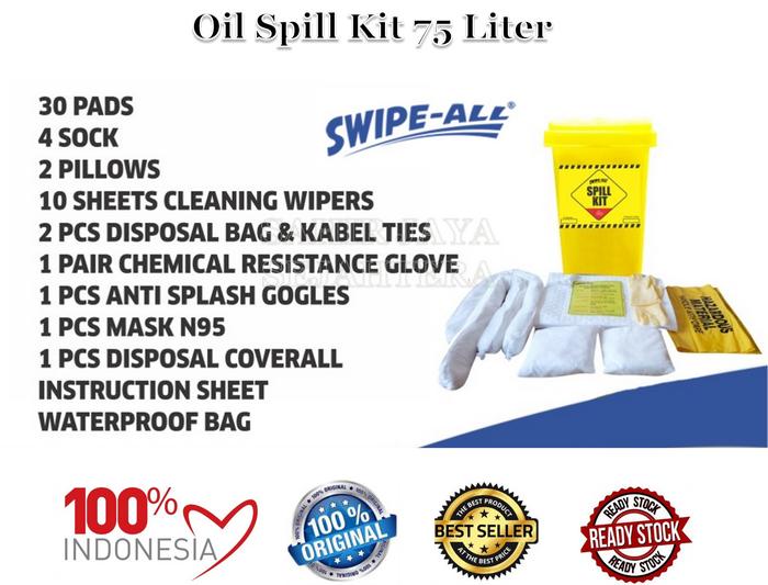 Promo OIL SPILL KIT 75 Liter SWIPE-ALL Kemasan Box Harga Murah - Kota ...
