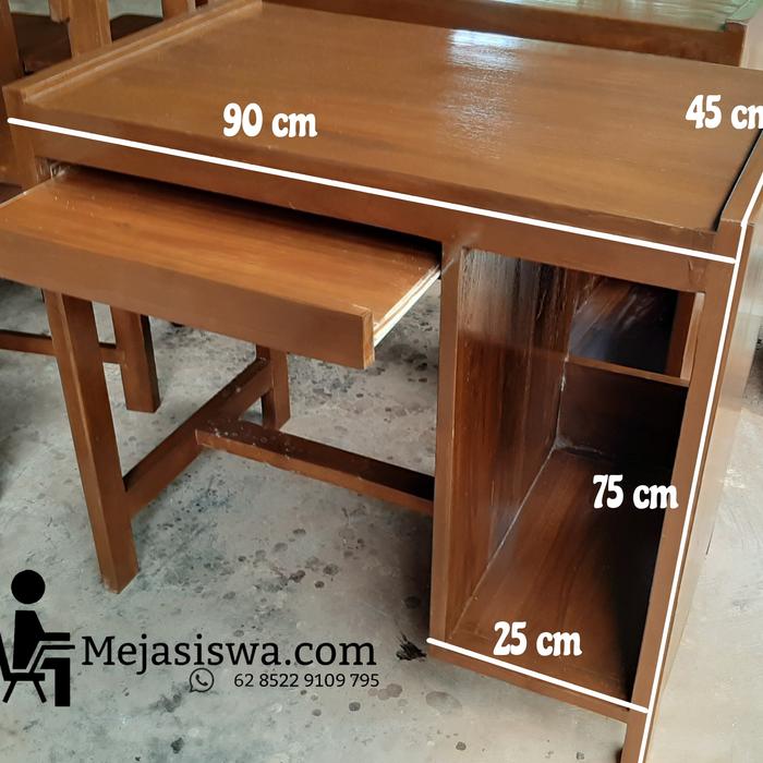 Jual Meja komputer Sekolah Kayu - Kab. Jepara - Quno Furniture | Tokopedia