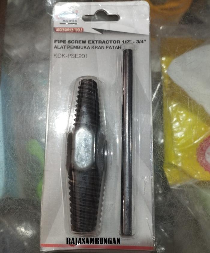 Jual Pipe Screw Extractor 1/2 - 3/4 inch Alat Pembuka Kran Drat Patah ...