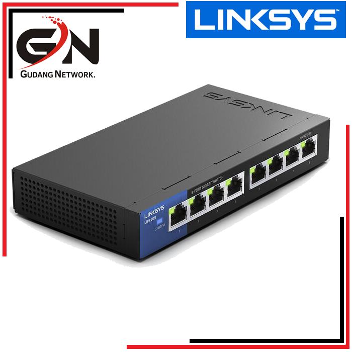 Jual LINKSYS LGS108-AP 8-Port Business Desktop Gigabit Switch LGS108AP ...