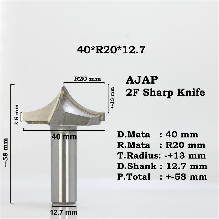 Jual Mata Profil CNC 3DV Groove 1/4 inch mata router kayu ukir sharp ...