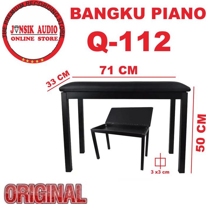 Jual Bangku Piano Bench Kursi Piano Dengan Laci Kursi Keyboard ...
