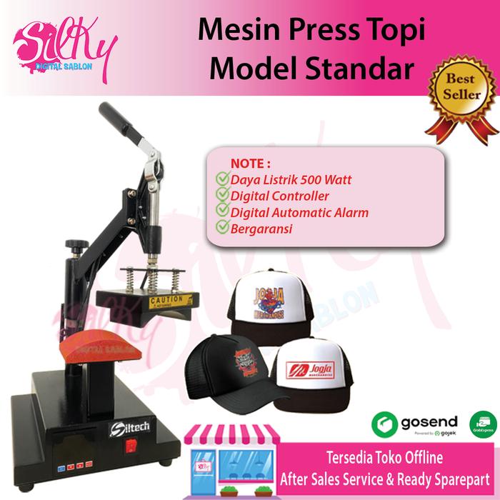 Jual Alat hot pres topi siltech - Mesin sablon topi polyflex murah ...