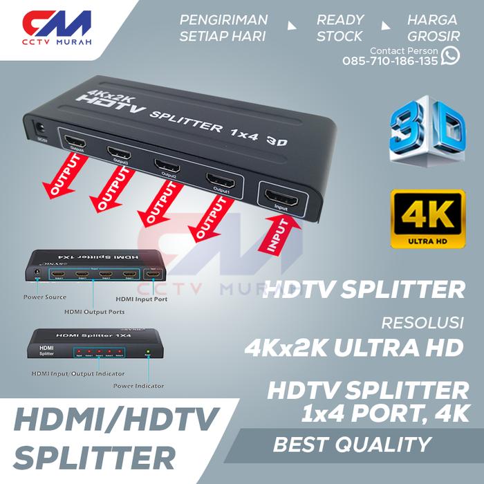 Jual HDTV Switch 1x4 , HDTV Splitter 4Kx2K - Jakarta Barat - CCTV-MURAH ...
