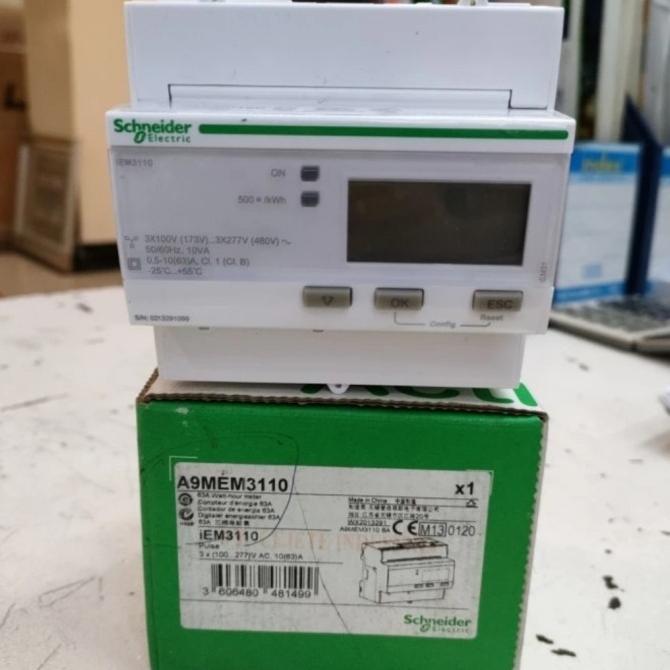 Jual Kwh Meter Digital Schneider A9Mem3110-Tera Kwh Meter 3 Phasa 63A ...