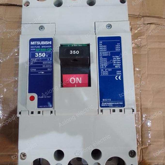 Jual Mccb Mitsubishi Nf-400-Cp 350A 3Phas Original Mitsubishi - Jakarta Pusat - SIGMA SURPLUS ...