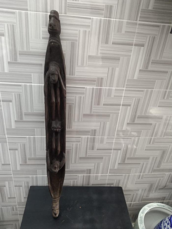 Jual Patung Kayu Perahu Suku Asmat Kuno Jadul Antik - Jakarta Utara ...