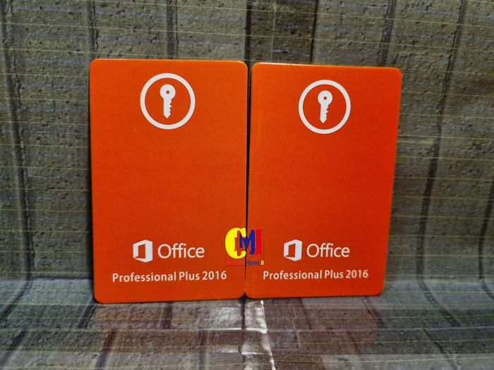 Jual Microsoft office 2016 pro plus original product key card 1 device ...