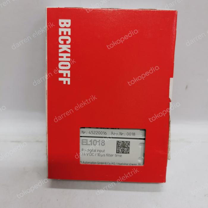 Jual beckhoff EtherCAT terminal 8chanel digital input EL1018 - Jakarta ...