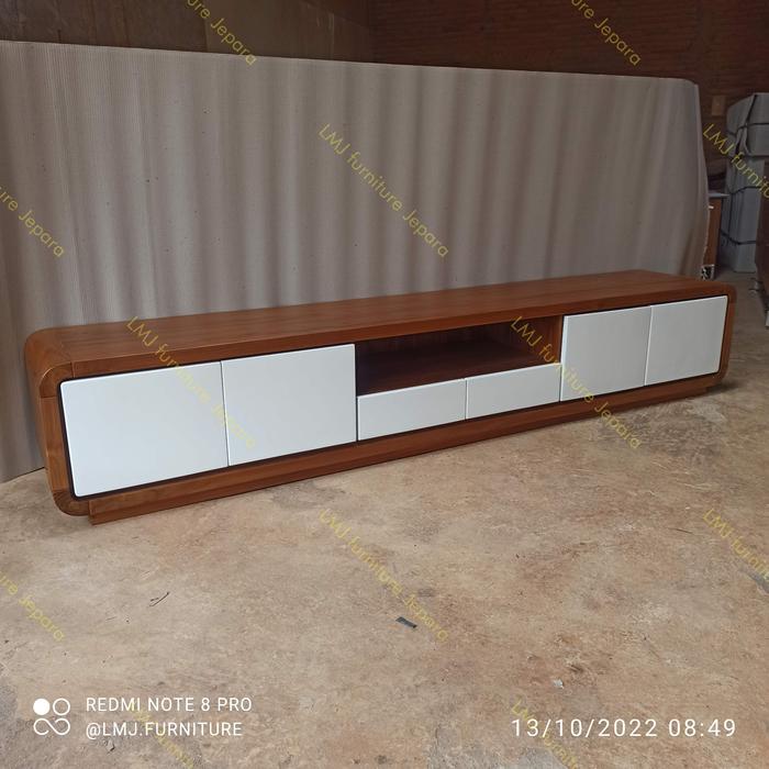 Jual bufet credenza meja tv minimalis kapsul 250cm jati natural duco - Kab. Jepara - LMJ ...