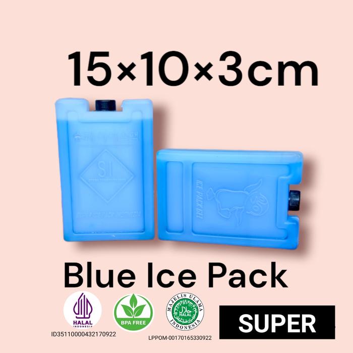 Jual Ice pack blue 15×10×3cm ice gel Thermafreeze - Pendingin Cooler ...