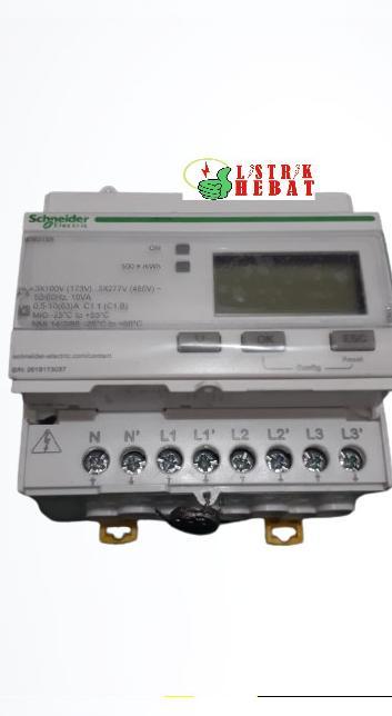 Jual Kwh Meter 3Phasa A9Mem3155-Tera 63A 4-Tariff Modbus Schneider ...