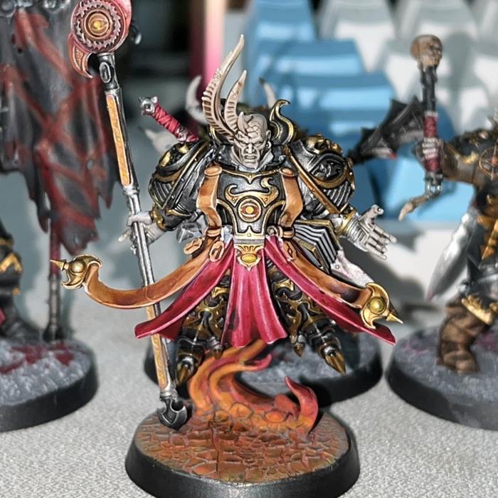 Jual Chaos sorcerer lord slave to darkness kitbash - age of sigmar ...
