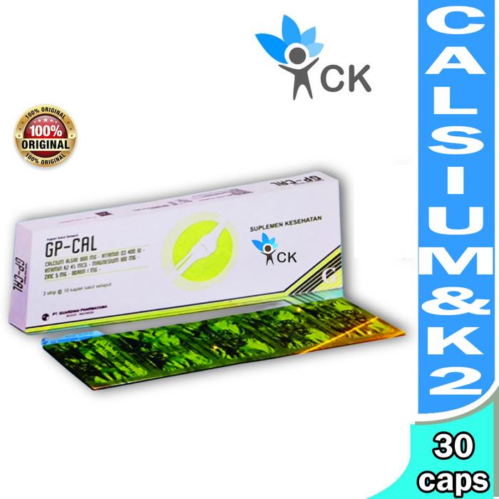 Jual GP-CAL BOX ISI 30 - suplemen kalsium untuk kesehatan tulang - Kab ...