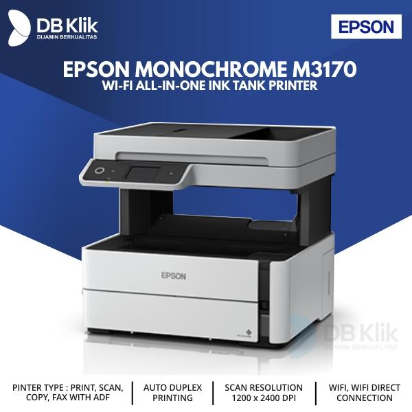 Promo Printer EPSON M3170 Monochrome - EPSON M3170 Ink Tank Printer ...
