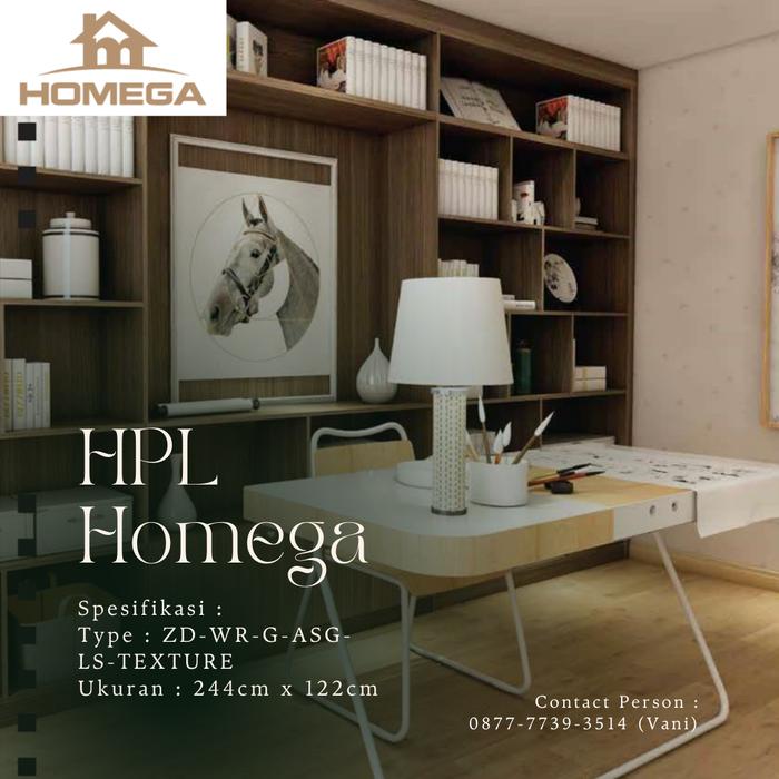 Jual HPL Lapisan Furniture HOMEGA Series Woodgrain Texture Harga ...