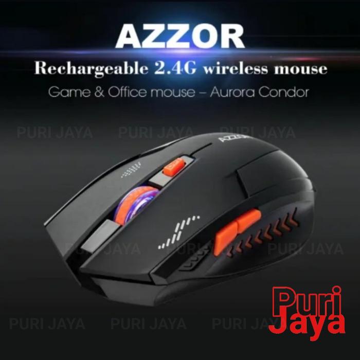 Jual Azzor Gaming Mouse 2400 DPI Wireless USB 2.4G Rechargeable - Jakarta Barat - Puri Jaya_NEW ...