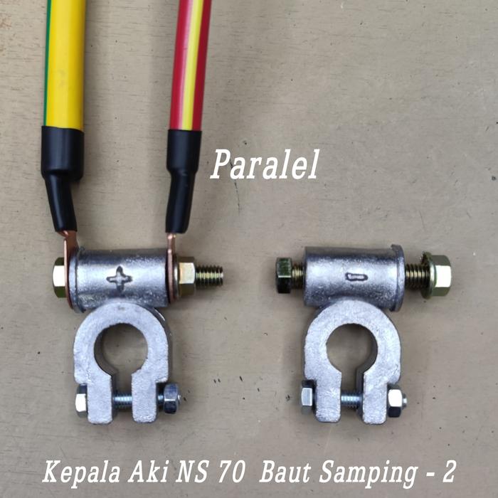Jual KLEM KEPALA AKI ACCU MOBIL NS70 KEPALA BESAR BAUT SAMPING(2) "BEST ...