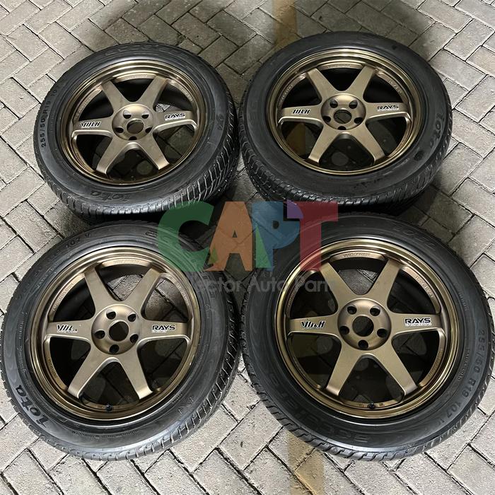 Jual Velg Volk Rays TE37 OG 19 Ori Japan Innova Zenix Mazda 6 RX8 CX7 ...