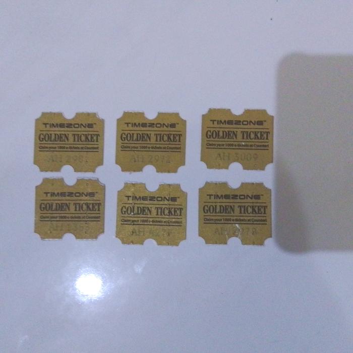 Jual Golden ticket timezone - Kota Surabaya - Pin Toys | Tokopedia