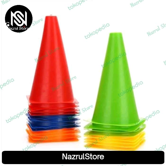 Jual 1 Lusin (12 pcs) Cone kerucut alat latihan Olahraga - Kota ...