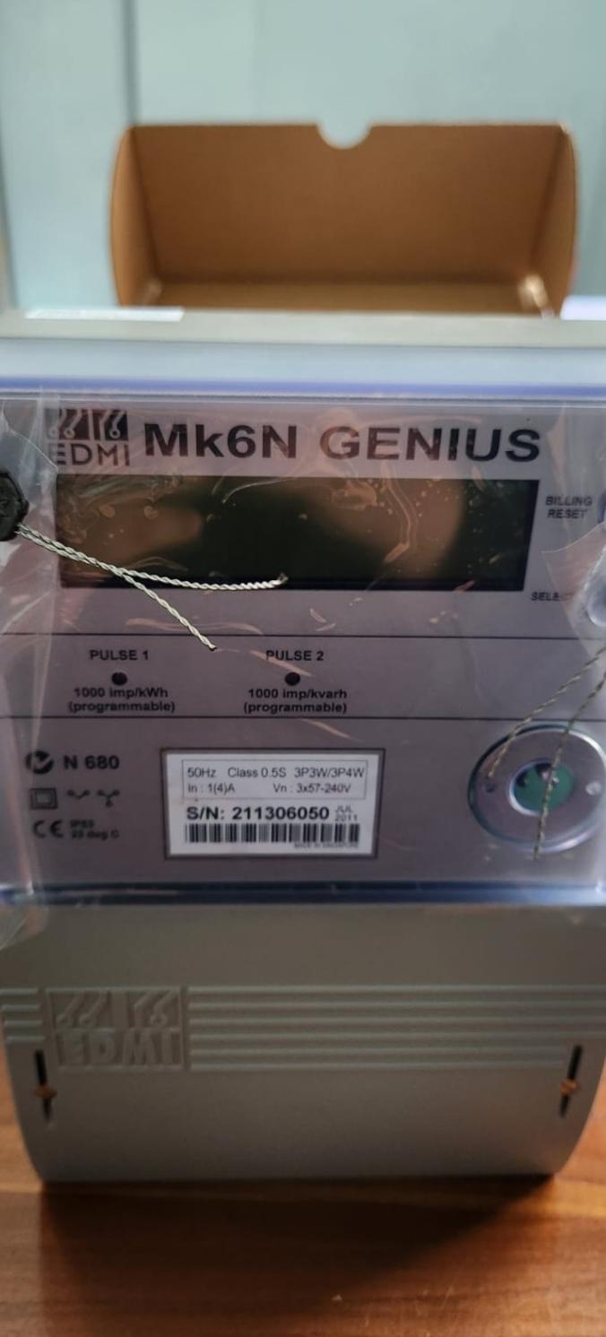 Jual Kwh Meter Edmi Mk6N Genius 1(4)A Termasuk Kalibrasi Metrologi Tera ...