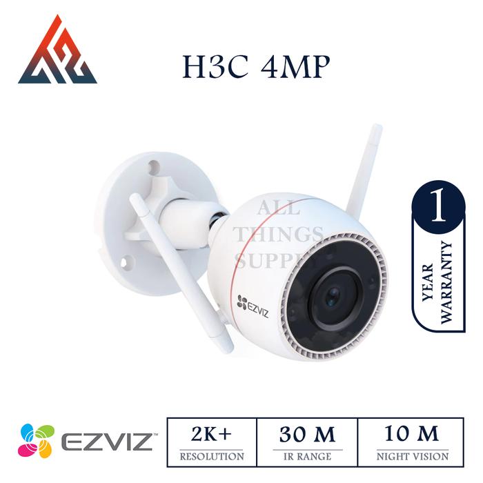 Jual Ezviz H3C 2K+ 4MP Outdoor Smart Home Wi-Fi IP Camera Outdoor CCTV ...