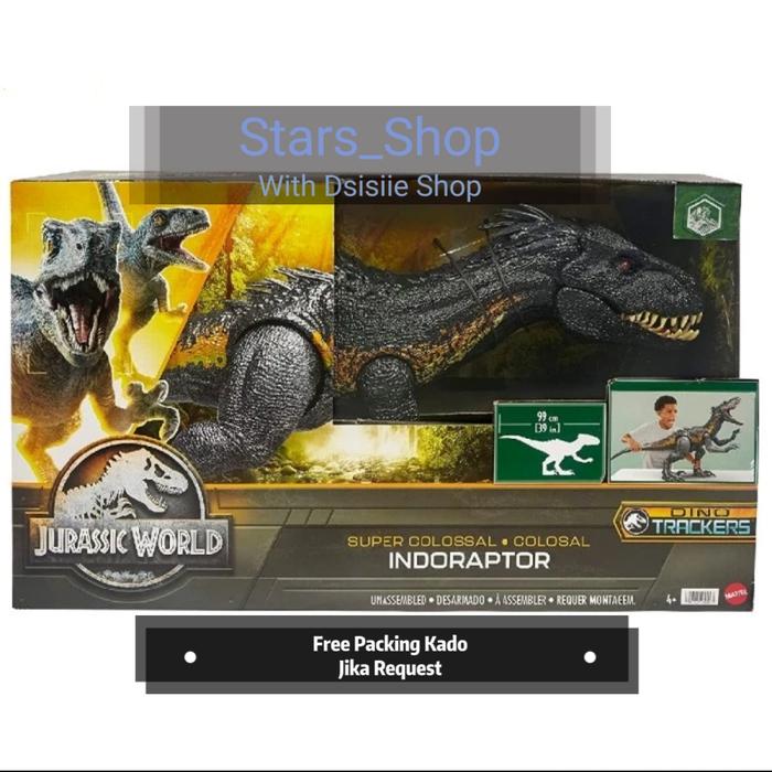 Jual Jurassic World Dino Trackers Super Colossal Indoraptor Original ...