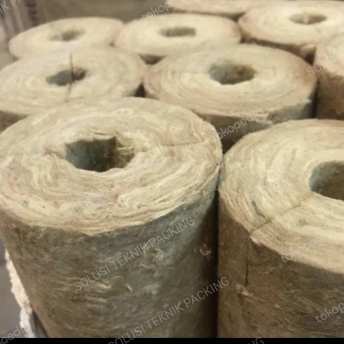 Jual Rockwool Pipa Batangan ( Rockwool pipe isolasi) 1" Inch x 50mm ...