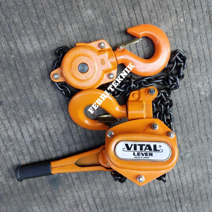 Jual Manual Lever Block 6 Ton x 1.5 Meter Vital Lever Blok Japan ...