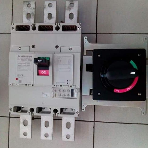 Jual Nf800Sew (400-800A)+Mif8Sw, Mccb No Fuse Breaker +Handle ...