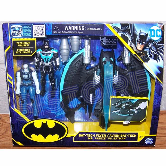 Jual Mainan Action Figure Batman Bat Tech Flyer vs Mr Freeze DC ...