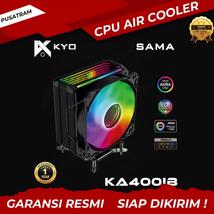 Jual KYO SAMA KA400IB CPU COOLER ARGB FAN PROCESSOR COOLER ARGB 4 ...