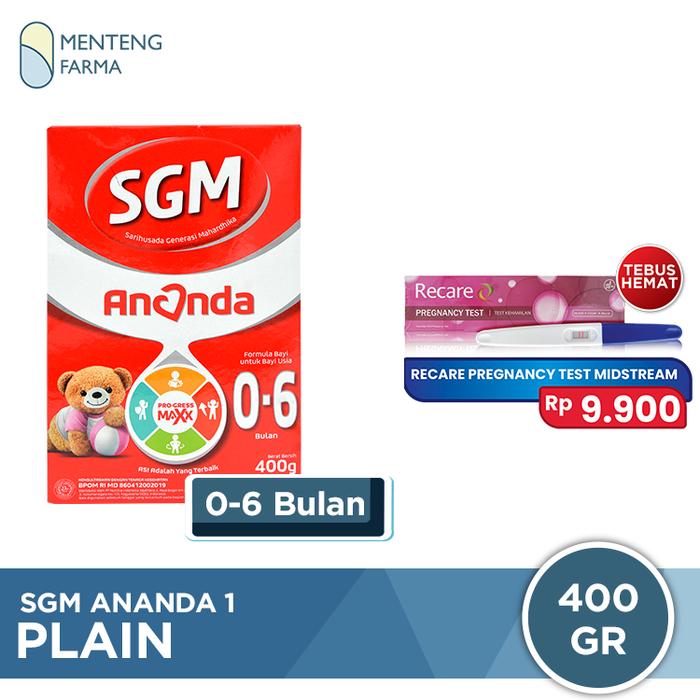 Jual SGM Ananda 1 (0 - 6 Bulan) Formula Bayi Bubuk 400 Gram - Jakarta ...