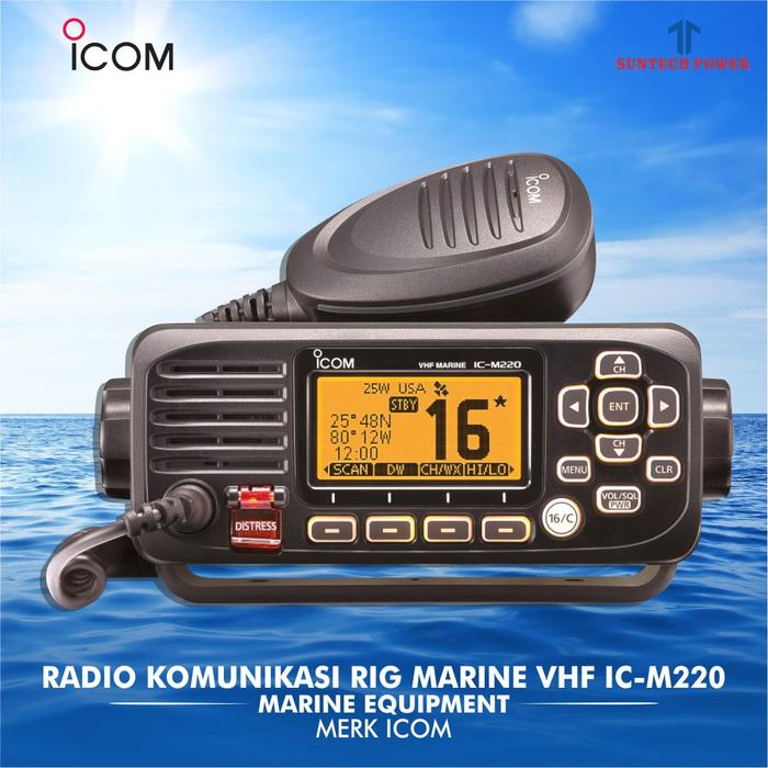 Jual Radio Komunikasi HT Merk Icom Rig Type IC-M220 VHF Marine Transceiver - Kota Surabaya ...