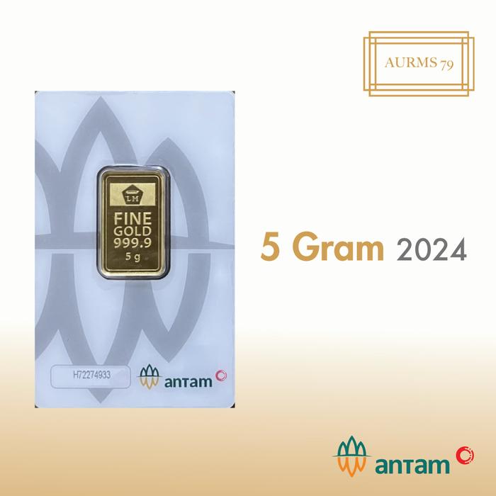 Promo 5 GR (GRAM) LOGAM MULIA/LOGAM MULIA ANTAM/LM/EMAS ANTAM ...