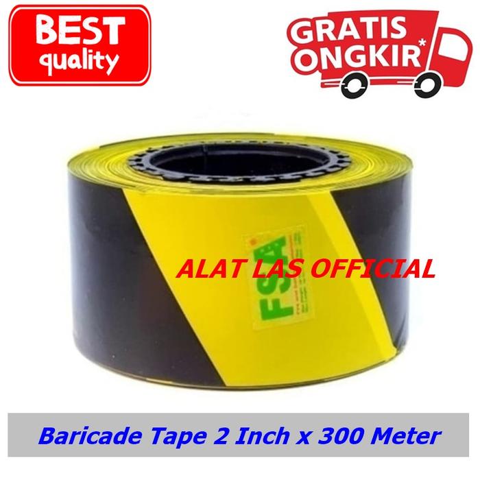 Jual Baricade Tape / Garis Polisi / Barricade Kuning Hitam 2 In x 300 ...