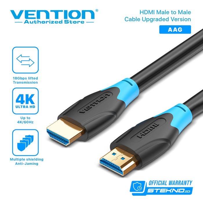 Promo DT - Vention AAC AAG 5M Kabel HDMI 3D v2.0 4K UHD High Speed Quality - AAG, 5 Meter ...
