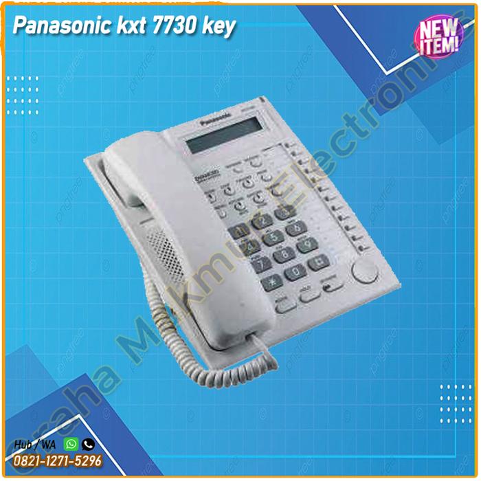 Jual pesawat telpon rumah panasonic kxt 7730 key telephone kx t7730 ...