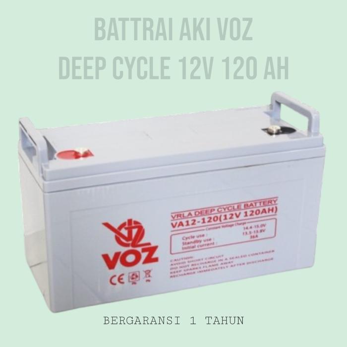 Jual Voz Baterai Deep Cycle 12V 120 Ah Baterai Solar Panel Solar Cell ...