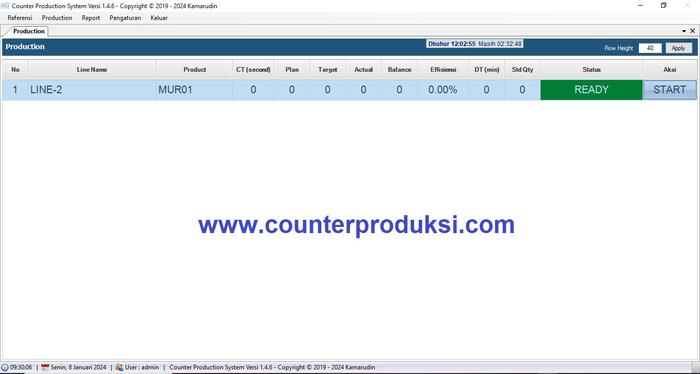 Jual Aplikasi Monitoring Counter Produksi Customize - Kab. Bekasi - PC ...
